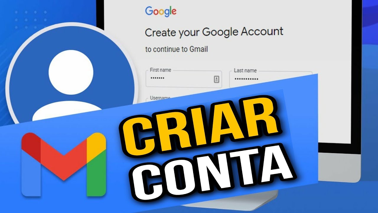 COMO CRIAR CONTA GOOGLE - YouTube