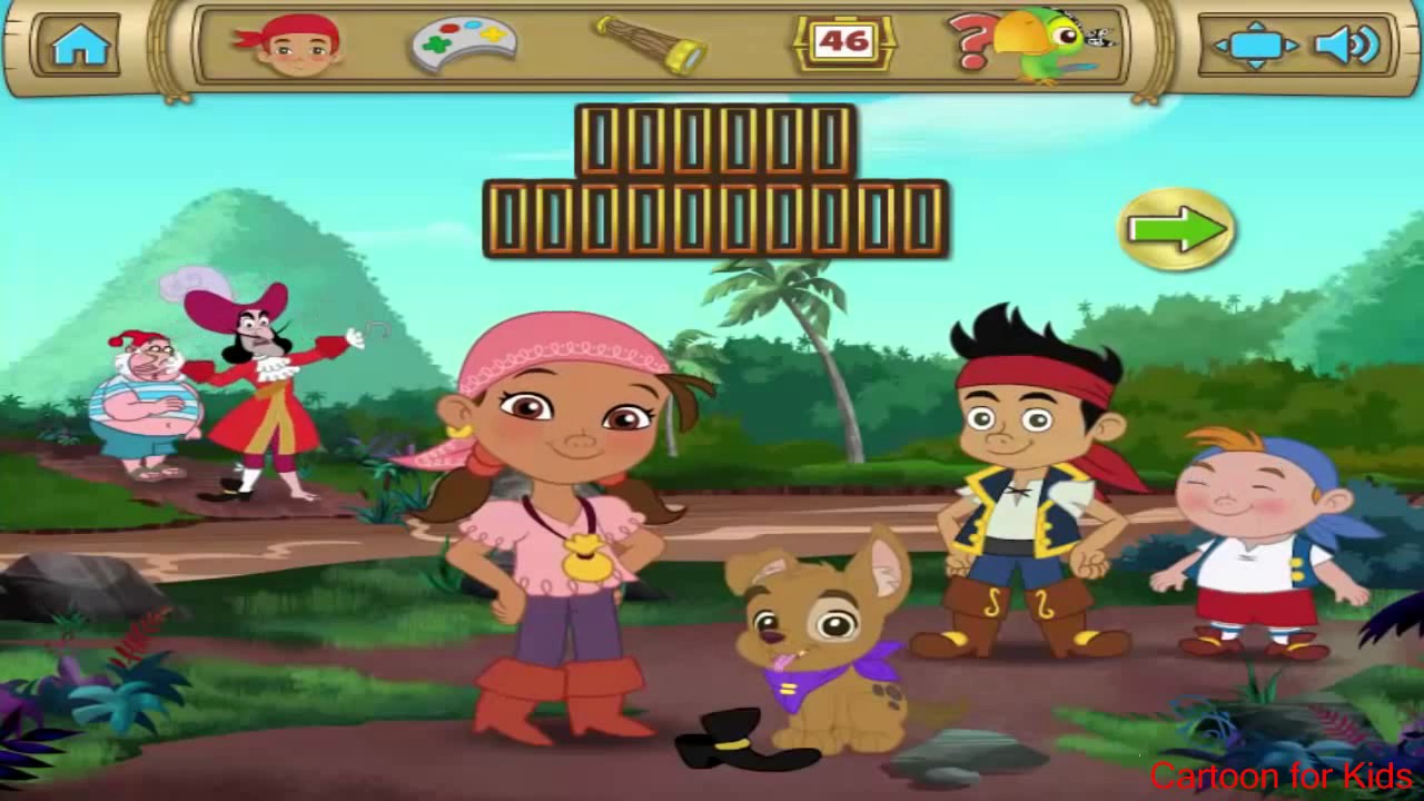 Jake & The Neverland Pirates Jake's World Games - Disney Junior Game ...