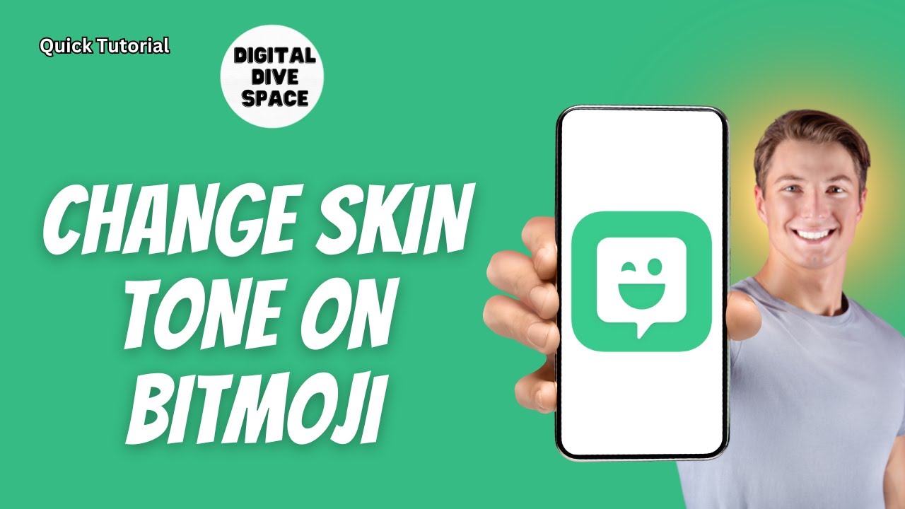 How To Change Skin Tone On Bitmoji - YouTube