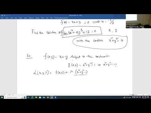 Lagrange Multipliers and its explanation - YouTube