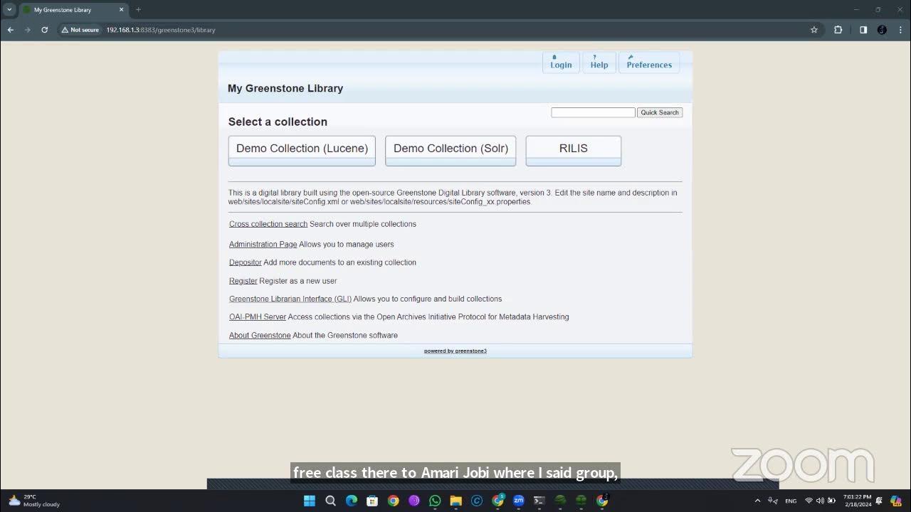 Greenstone digital library system - YouTube