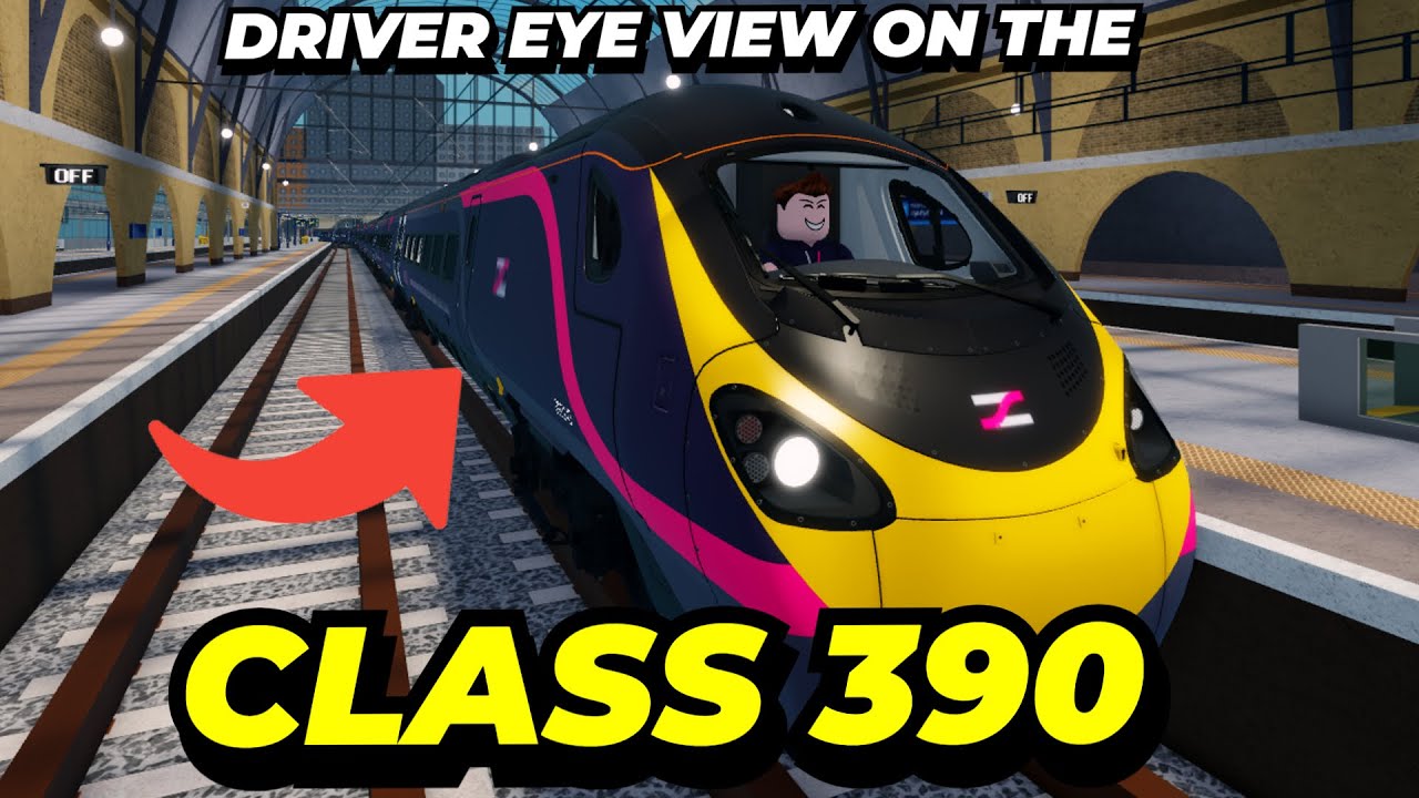 Driver Eye View in the NEW 11-Car Class 390! - YouTube