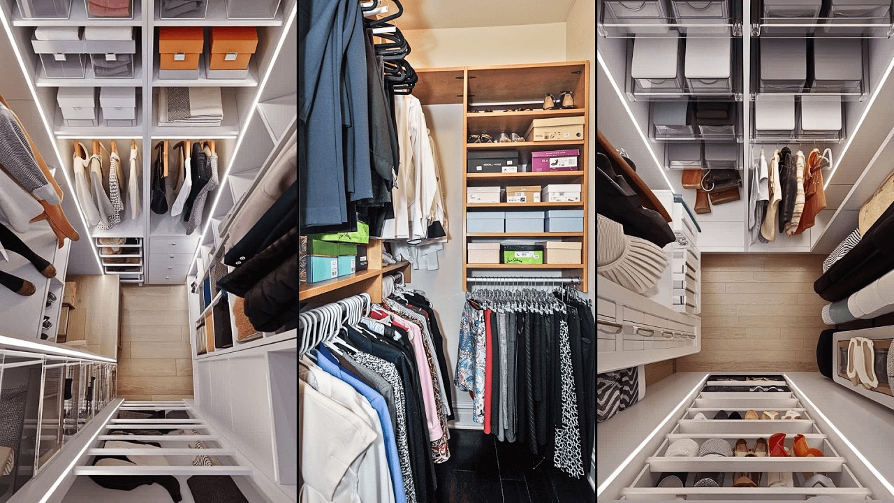Open Long Narrow Closet Organization 20 Small Closet Storage Ideas