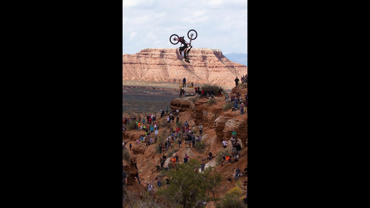 World's Highest Backflip Over 72ft Canyon - YouTube