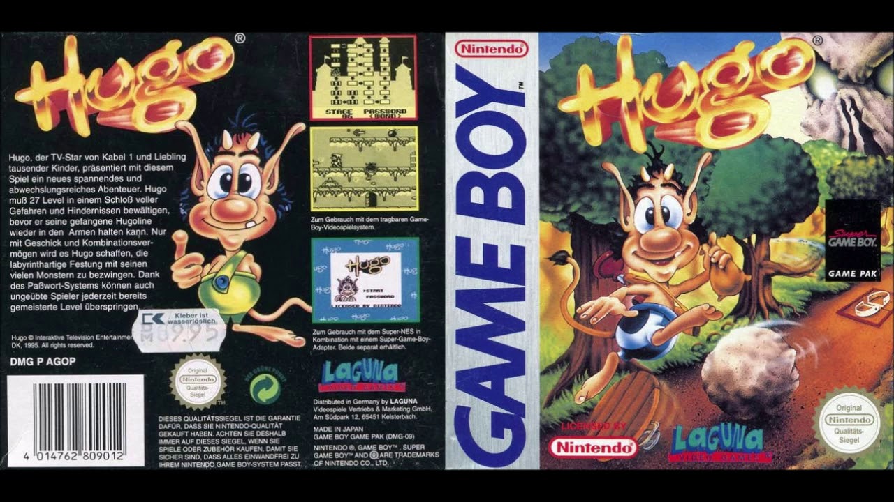 Hugo (Game Boy): 14 - Stage BGM 5 - YouTube