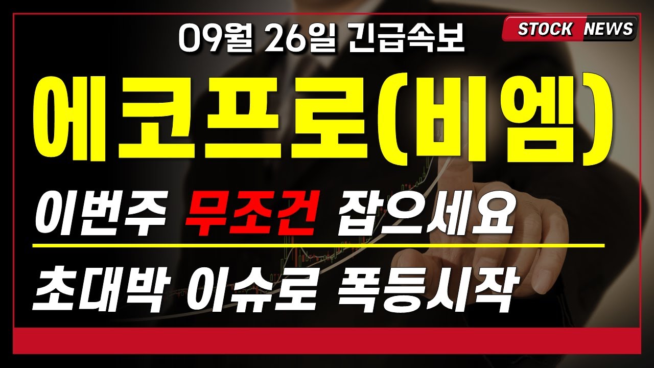 에코프로주가 에코프로비엠 이번주 무조건 잡으세요 유상증자 5천억원 공시떴다 에코프로머티리얼즈 상장 초대박 이슈로 10