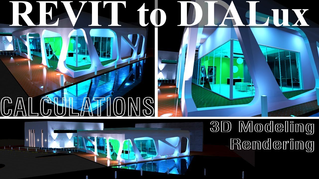 DIALUX Lighting Strategies 02 - REVIT to DIALux, 3D Modeling, Rendering ...
