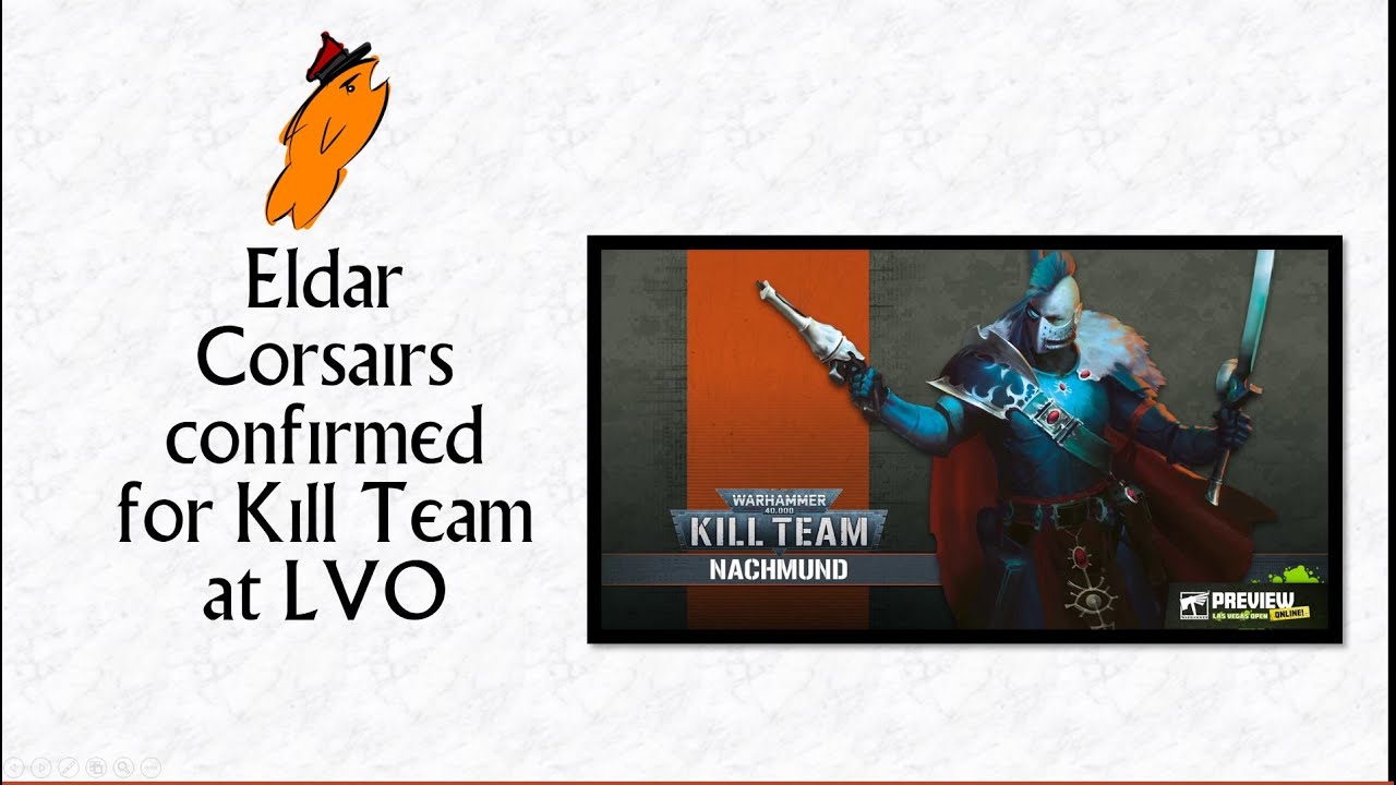 Kill Team: Eldar Corsairs confirmed at LVO. - YouTube