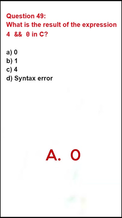 C Programming Mcq S Part 14 C Programming Language 14 Sachinswami Exam Codingproblems