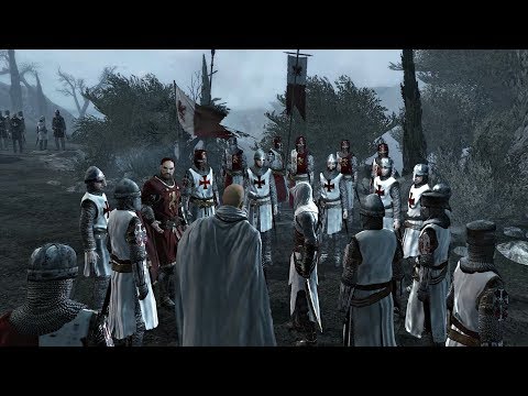 Assassin's Creed 1 - Altair vs Army of Templars [4K HD]