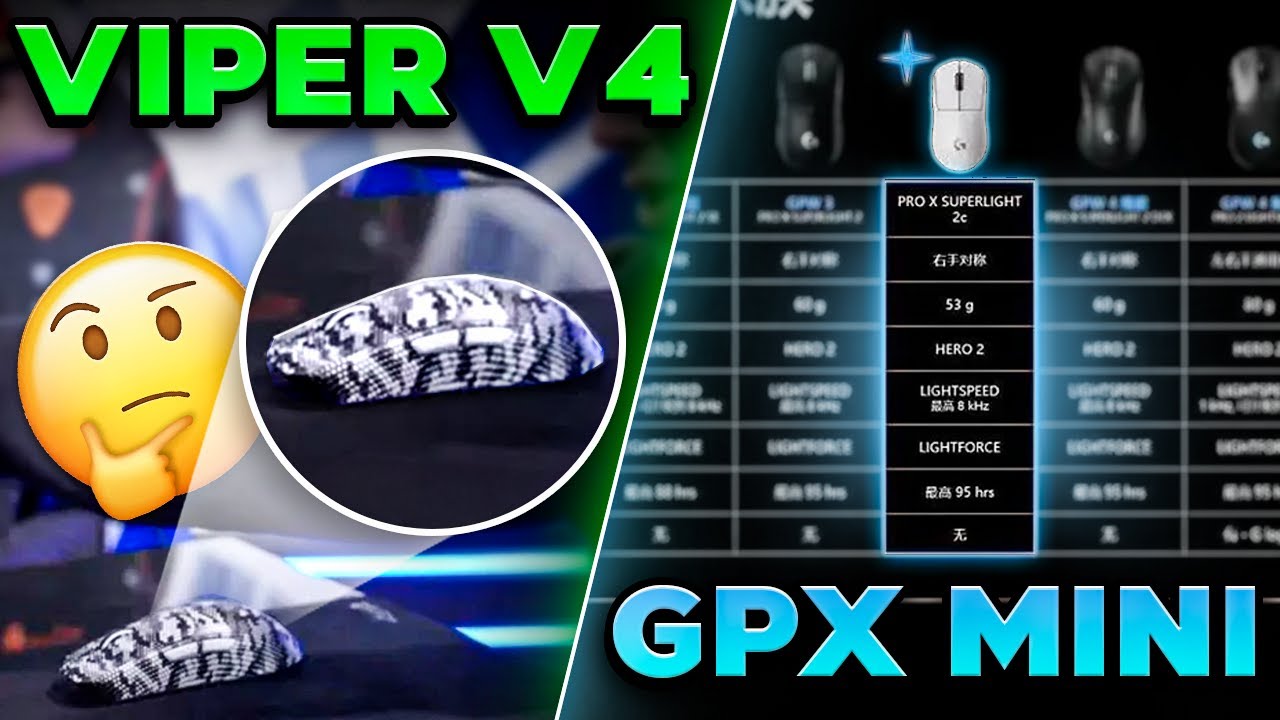 RAZER VIPER V4 AND SUPERLIGHT MINI LEAKED! (shocking) - YouTube