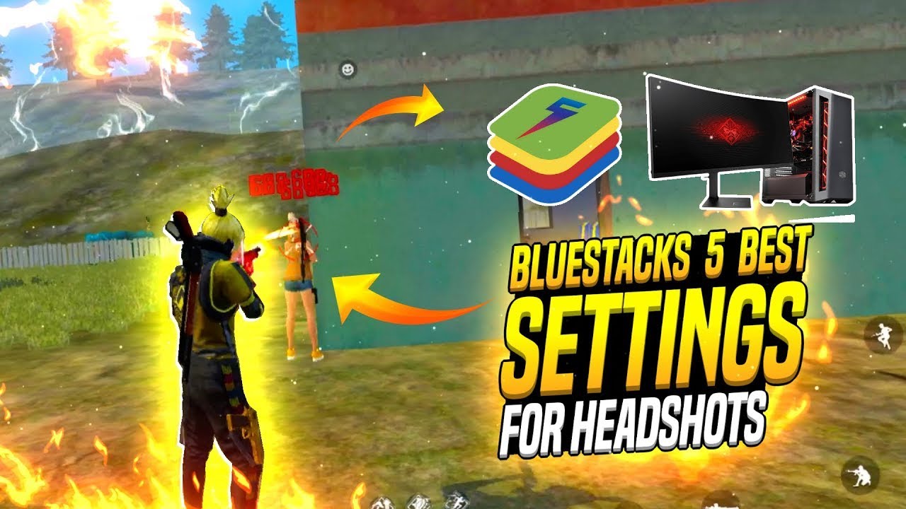 Bluestacks 5 best settings for headshot ! ! Low end pc lag fix [Garena ...