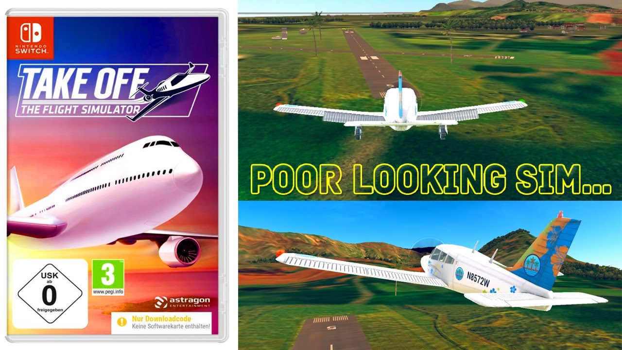 Take Off -The Flight Simulator Gameplay Take-off & Landing ( Poor ...