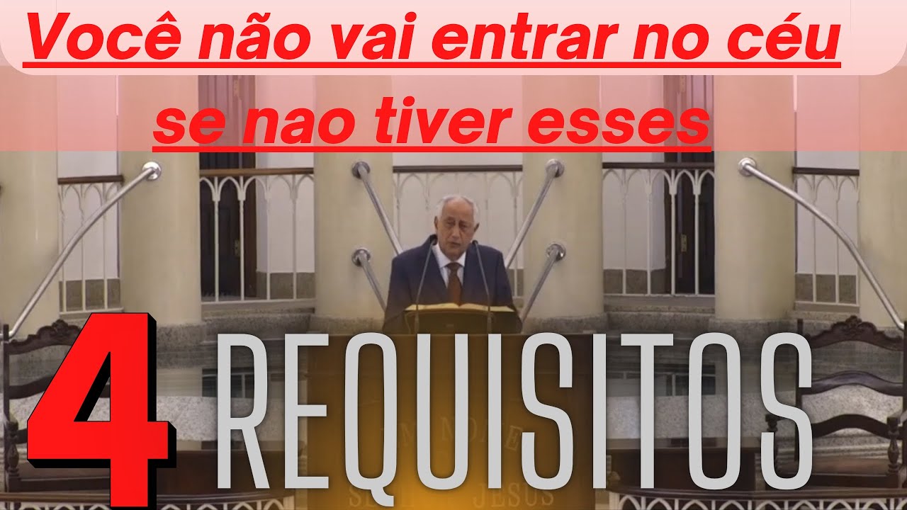 Você conhece os 4 passos para entrar no céu? - YouTube