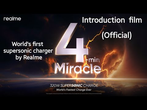 World's first 320w supersonic charger by Realme introduction film ...