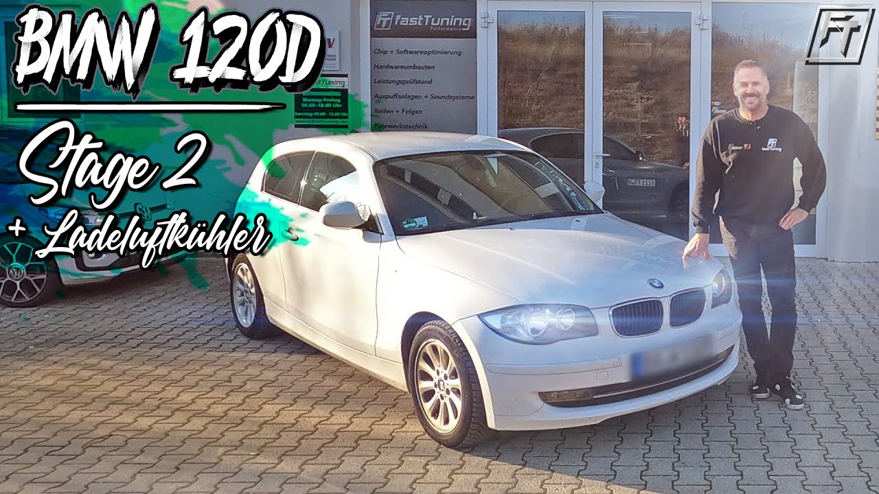 BMW 120D Tuning | Stage 2 + Ladeluftkühler | FastTuning - YouTube