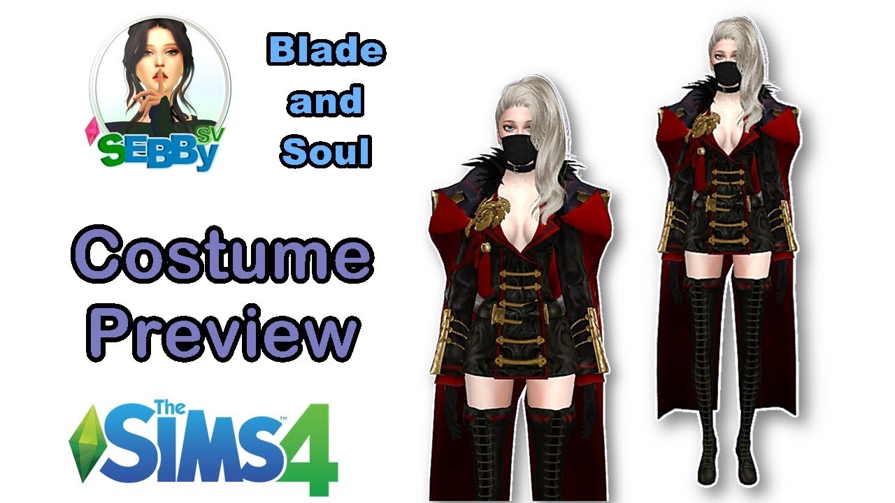 The Sims 4 - Blade and Soul 4.8 - Costume Preview female | Create A ...