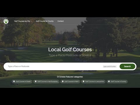 Golf Course Near Me - Free Interactive Golf Map - YouTube