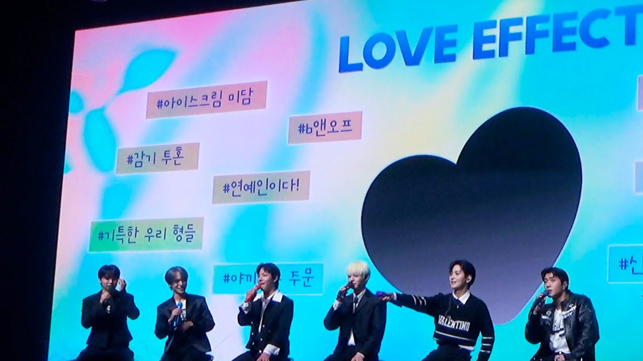231004 LOVE EFFECT Showcase 온앤오프 - 키워드 토크 - YouTube