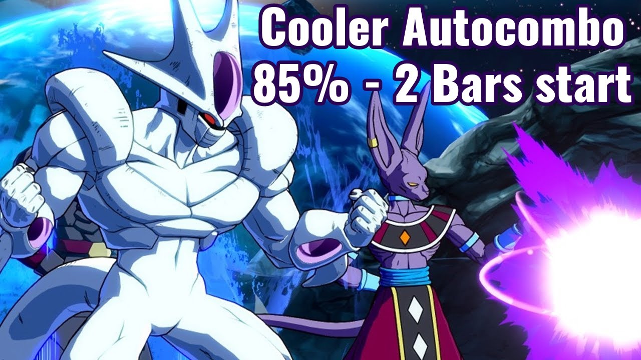 DBFZ - Starting Cooler Autocombo into 85% dmg - YouTube