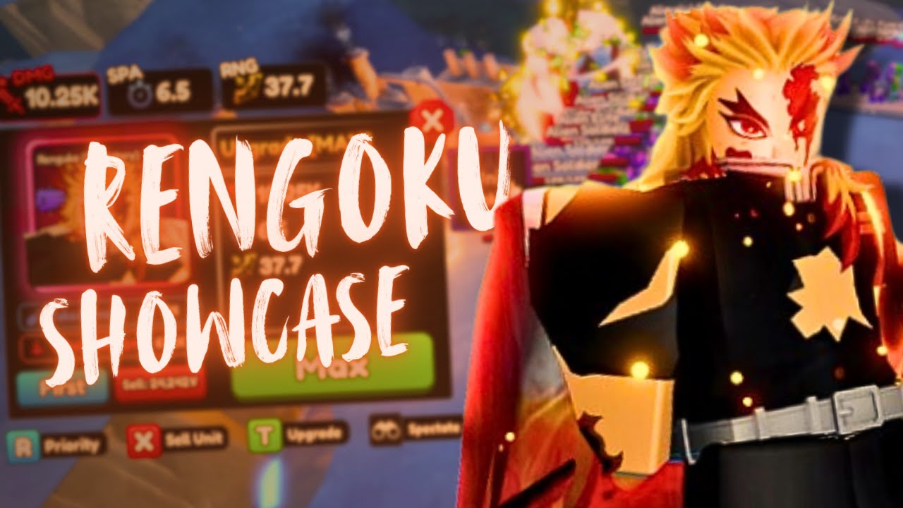 🔥 RENGOKU SHOWCASE | The Best Fire Unit !! | Anime Vanguards - YouTube