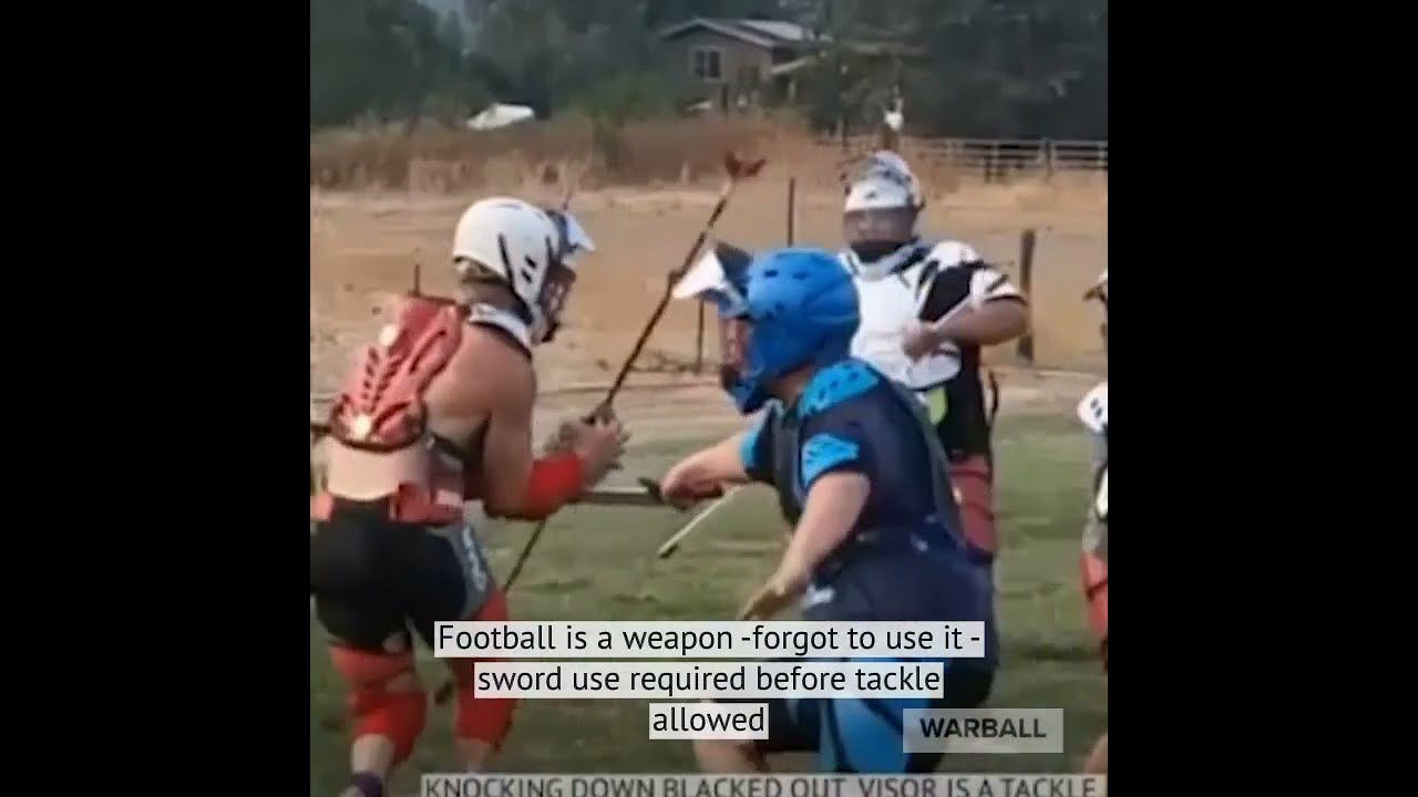 LINEBACKER TACKLE BY WEAPON CRUSHES VISOR THEN FOLLOW UP TACKLE TO BE ...