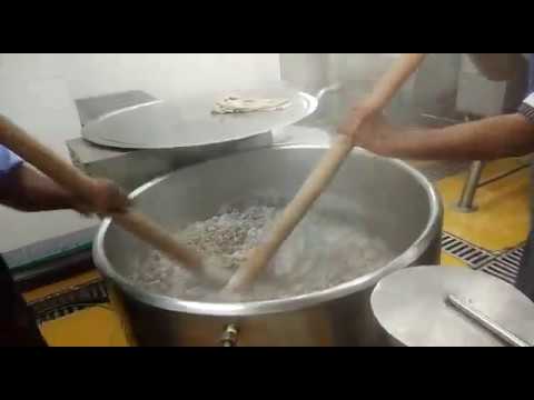 Ragi Mudde Making in Commercial Induction Stock Pot 2 - YouTube