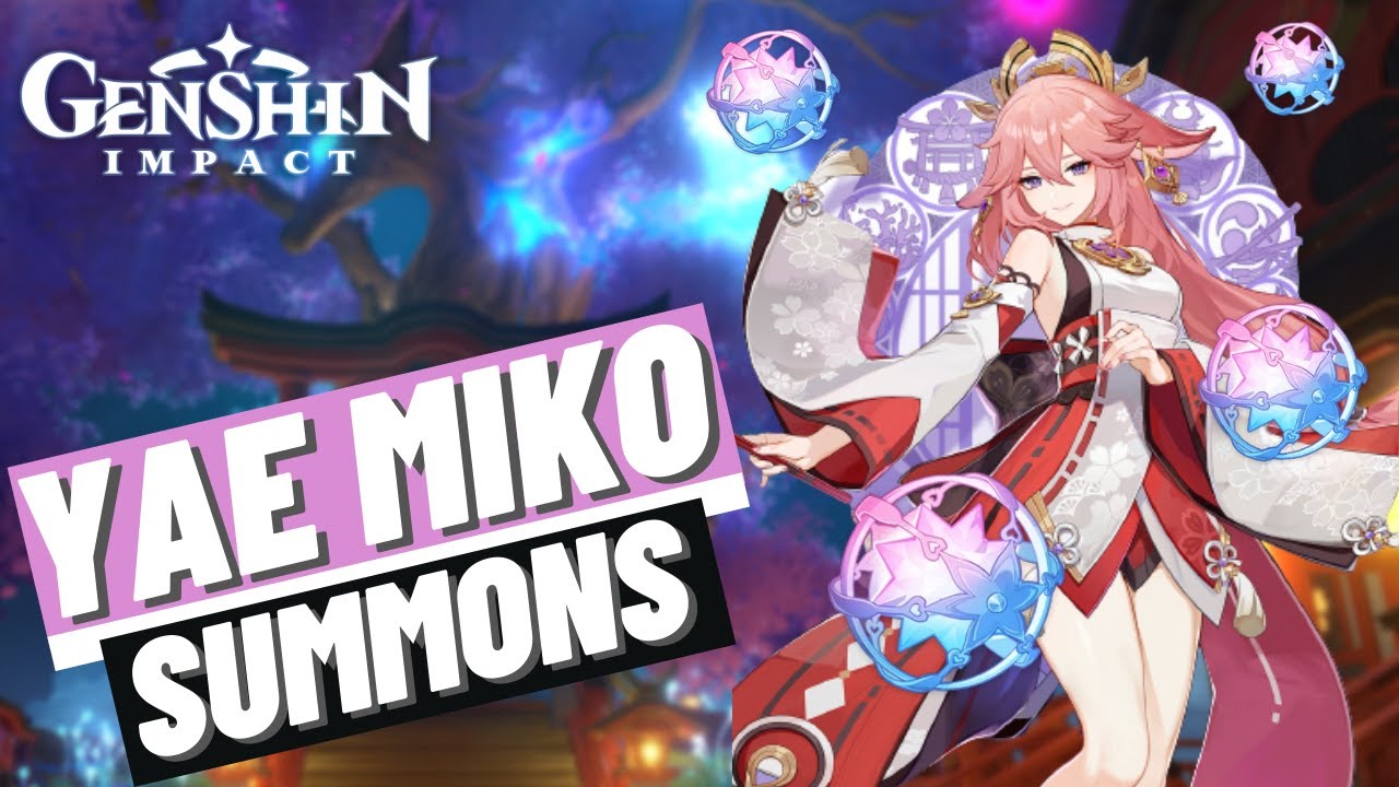 Pulling For Fox Waifu! Yae Miko Summons | Genshin Impact 2.5 ...