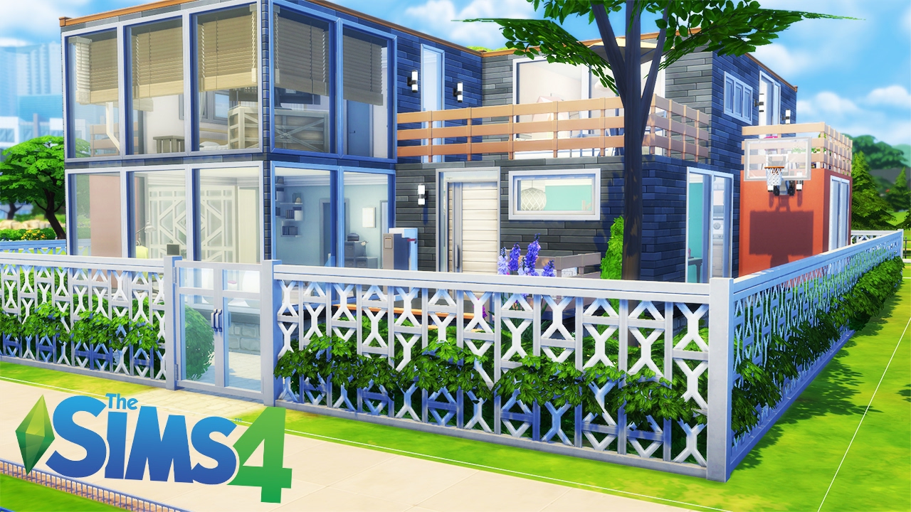 #5 Speed Build - Nowoczesny dom w Newcrest (The Sims 4) - YouTube