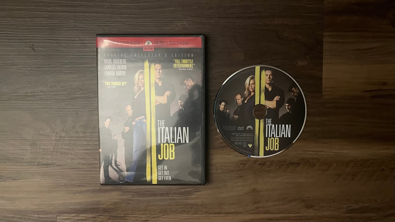 Opening To The Italian Job: Collector’s Edition 2003 (2003 DVD) - YouTube