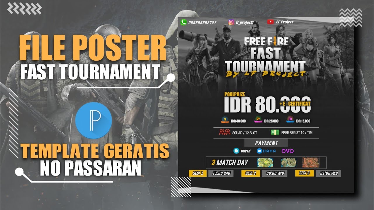 Mentahan poster fast tournament ff | TEMPLATE GERATIS - ANTI PASARAN ...