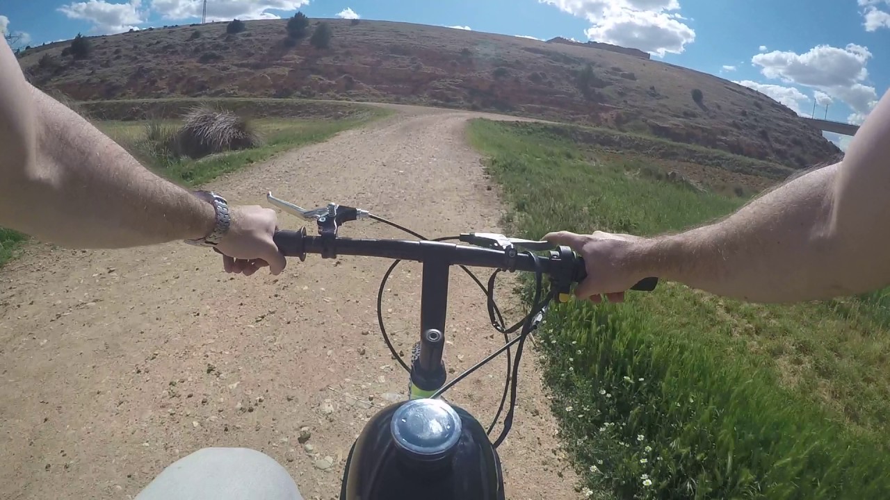 80cc motorized bike test | bicimoto 80cc 2t kit - YouTube