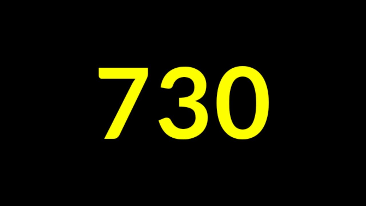 730 Second Countdown Timer With Sound Effect - YouTube