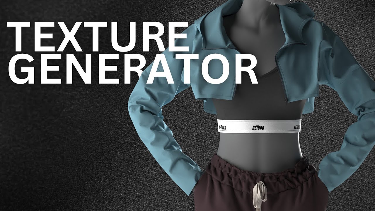 How to use CLO3D Fabric Texture Generator - YouTube