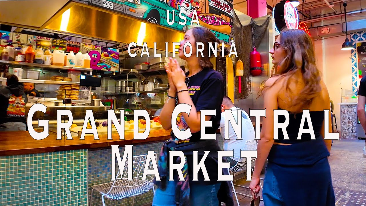 Grand central market 4K Walking Tour - Tour with Captions & Immersive ...