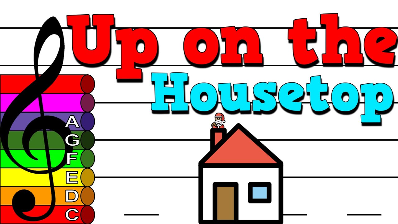 Up on the Housetop - Treble Clef Boomwhacker Play Along - YouTube