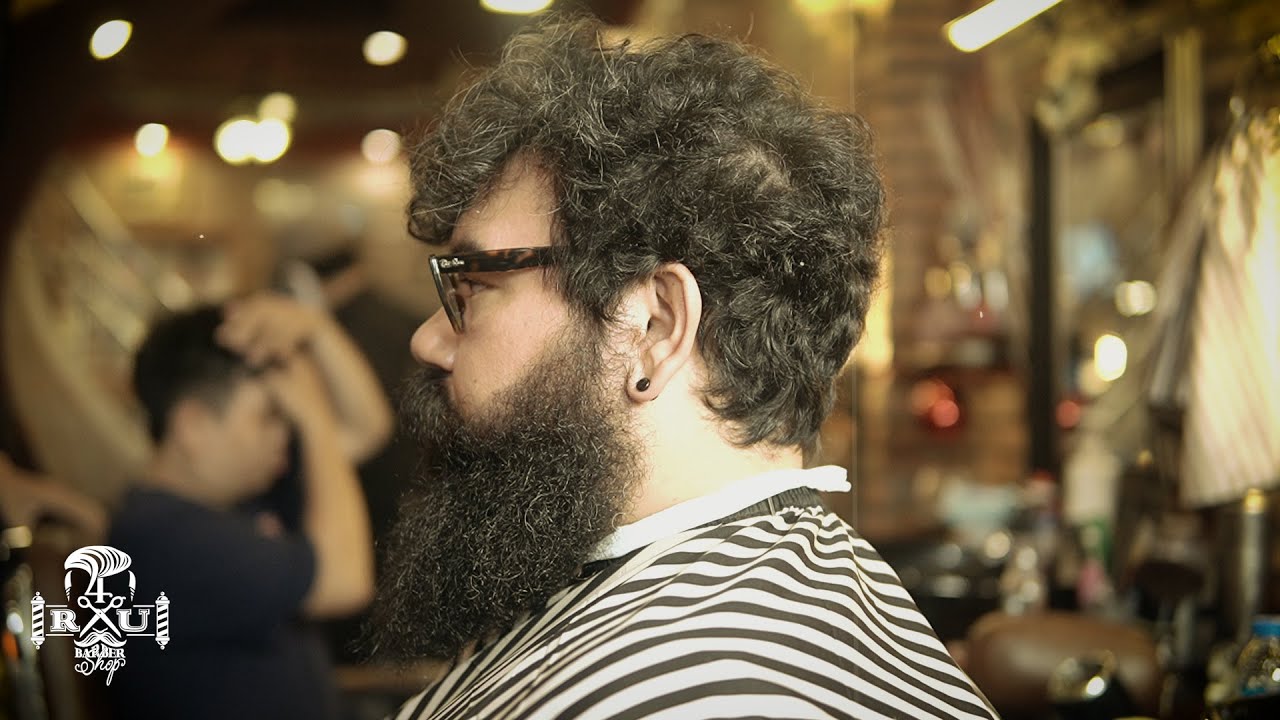 4RAU BARBER DELUXE - HAIRCUT AND BEARD TRIM - YouTube