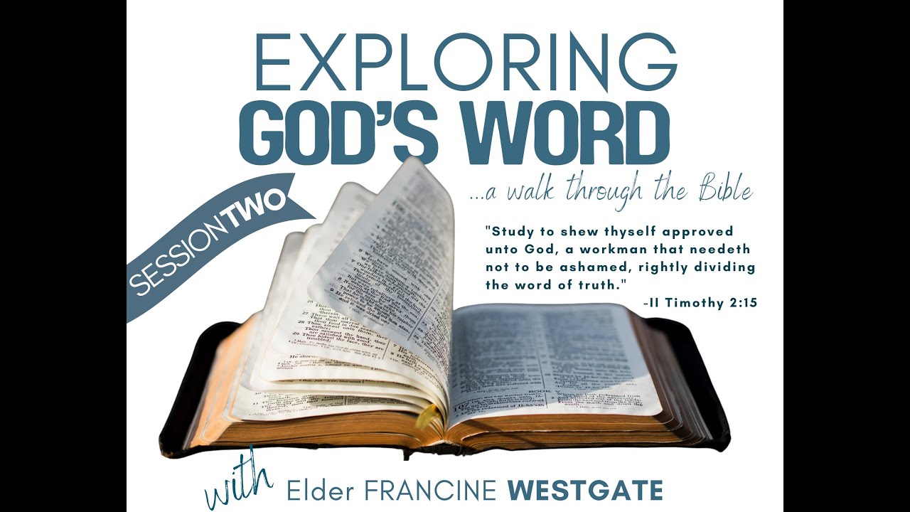Exploring God's Word: A walk through the Bible (LESSON 2) - YouTube