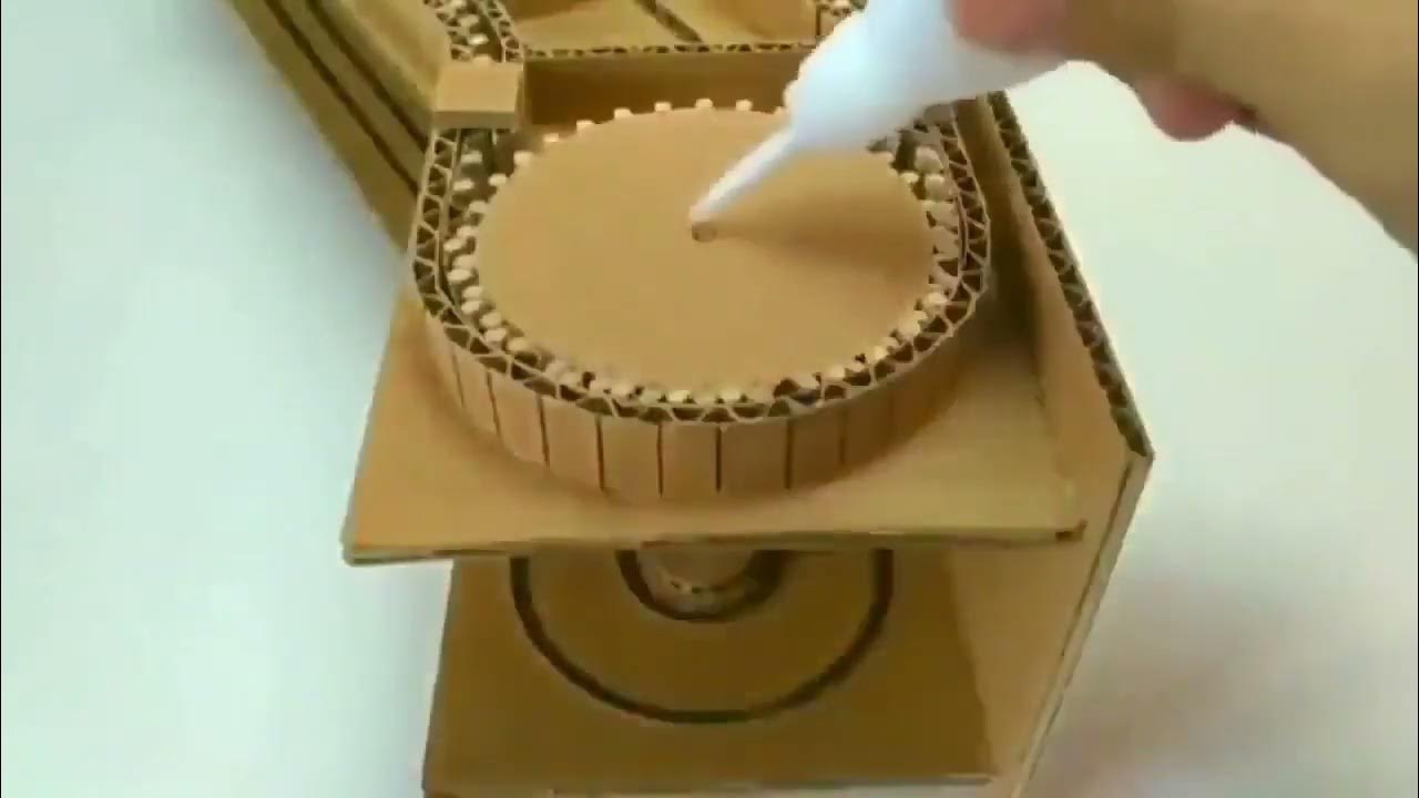 How To Make A Cardboard Escalator with Cardboard - DIY Cardboard ...