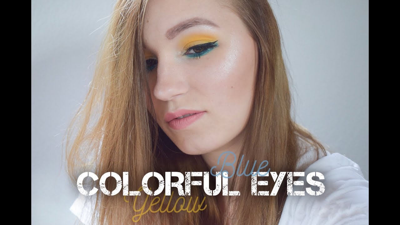Colorful Eyes / MAKEUP TUTORIAL / CELINE SCHWARZ - YouTube