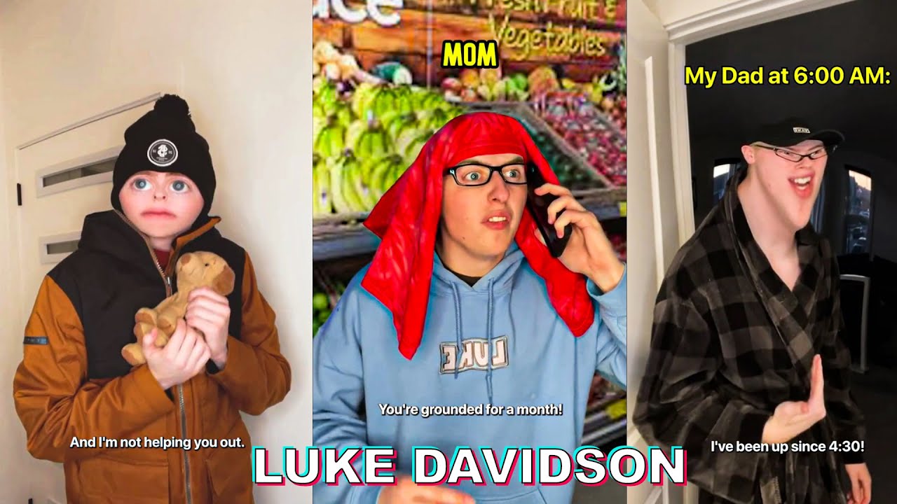 *NEW* LUKE DAVIDSON TikTok Compilation #2 | Funny Luke Davidson - YouTube