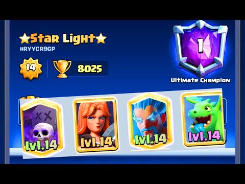 splashyard Graveyard Poison best deck Clash Royale Star Light - YouTube