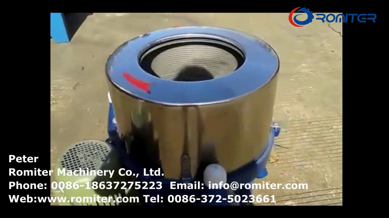 Automatic Batch Type Centrifugal Water Dehydrator Machine for Sale ...