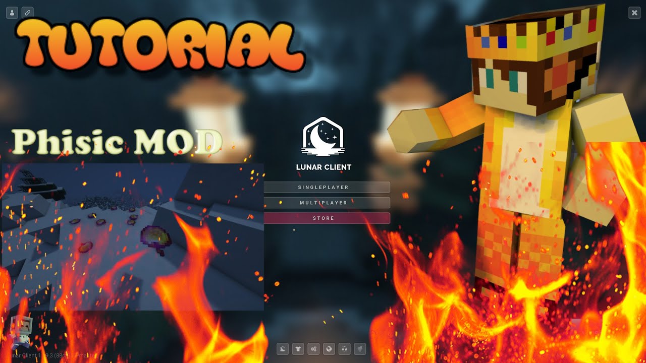 MInecraft Physics MOD !! Für Lunar Client (TUTORIAL) - YouTube