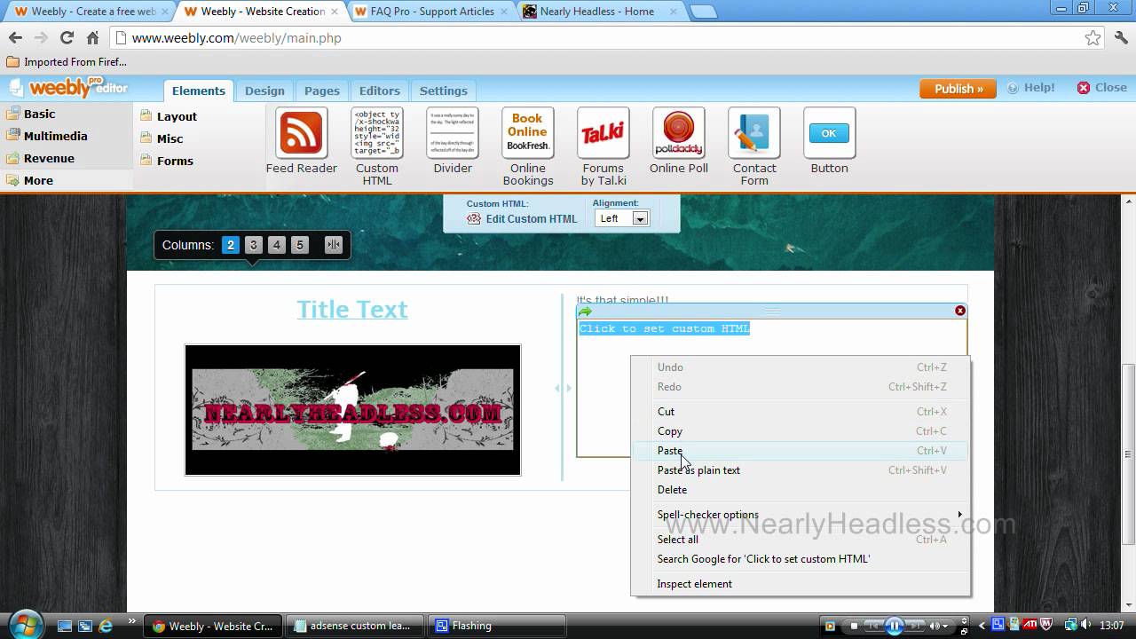Weebly Website Creator Review (Free) - YouTube