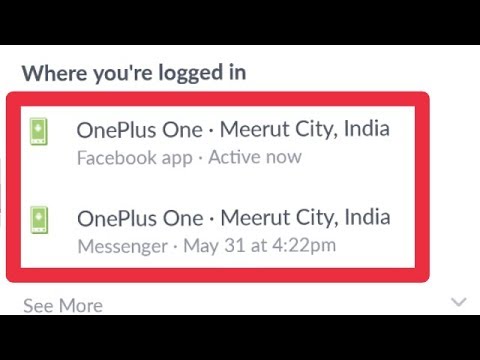 How To Check Where You're Logged In Your Facebook ID - YouTube