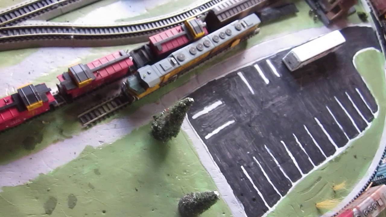 N Scale Layout Helper Operations & Landscaping - YouTube