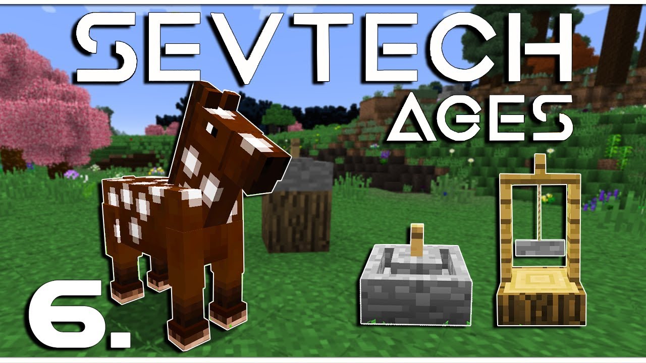 Minecraft - SevTech: Ages - Lovakkal könnyebb az élet! 🐴 - 6.rész - YouTube