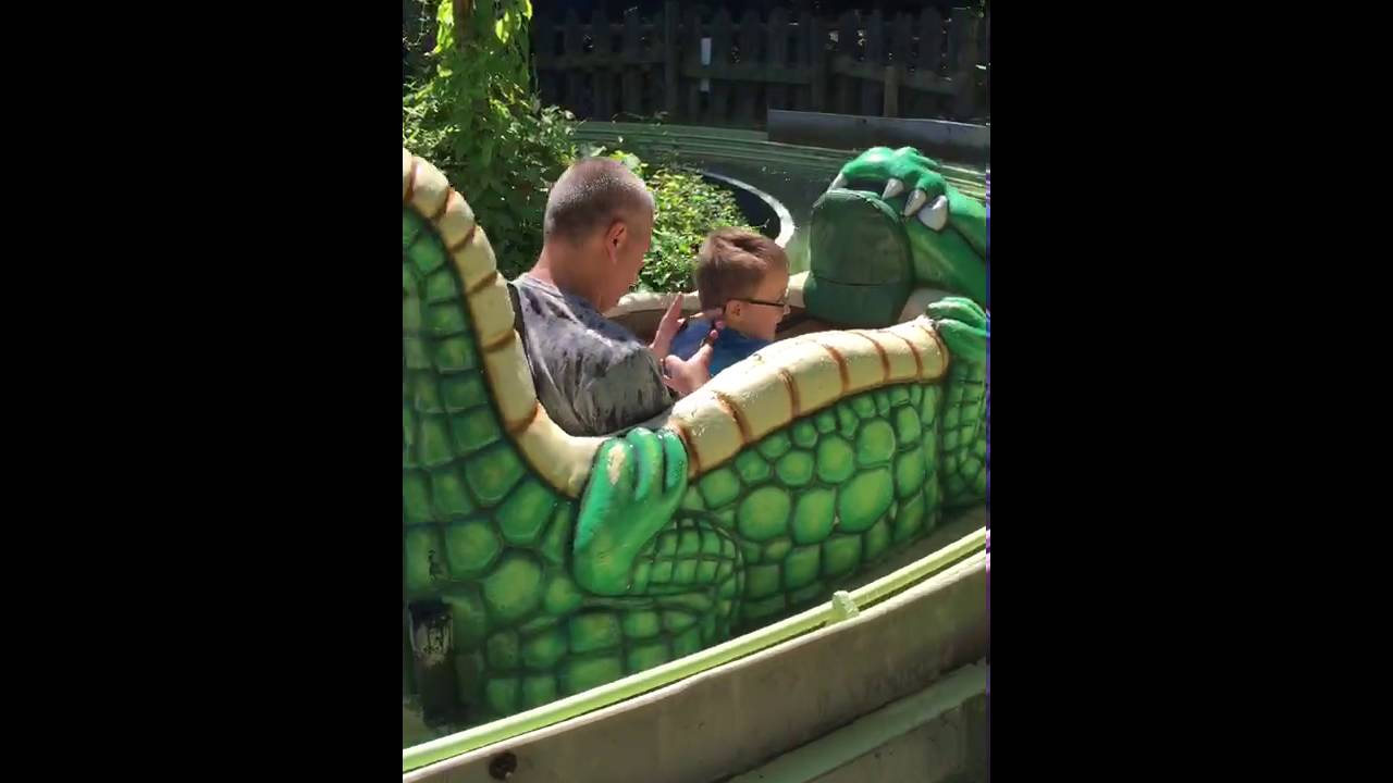 Crocodile Creek Log Flume Ride At Weymouth Sea Life Adventure Park ...