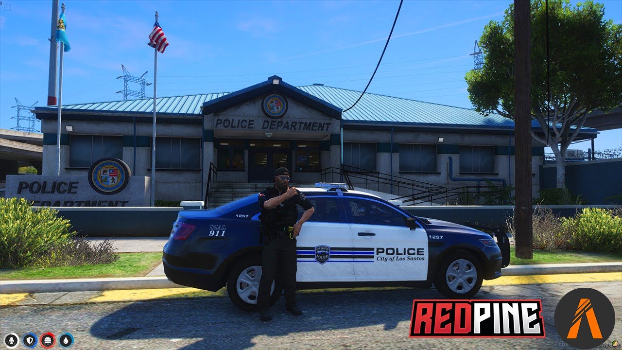 GTA 5 FIVEM - SGT M.Redd | Patrol Ep 1 | RedPine Roleplay (FiveM Police ...